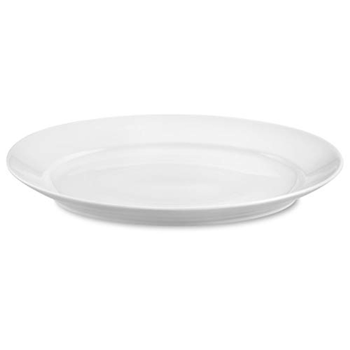 Pillivuyt, XX Large Classic White Oval Porcelain French Serving Platter, Turkey Platter, 21.5 Inches x 13.5 Inches, Oven, Freezer, Microwave to Table