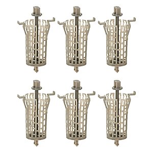 Drain Buddy Ultra Flo - 6 Pack 2 in 1 Bathroom Sink Replacement Basket Drain Hair Catcher with Stopper Strainer & - No Installation Clog Prevention, Fits 1.25” Wide Sink Drains - As Seen On Shark Tank