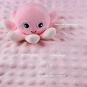 JARIFERR Baby Security Blanket Loveys for Baby Snuggle Toy Plush Octopus Stuffed Animal Baby Gifts for Girls and Boys Newborn