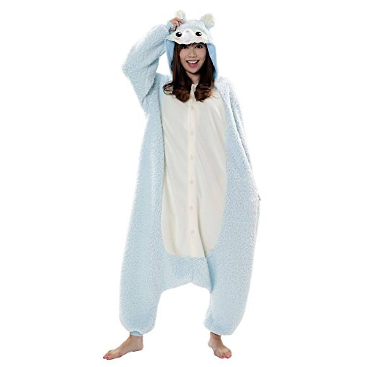 Alpaca Kigurumi (Blue)