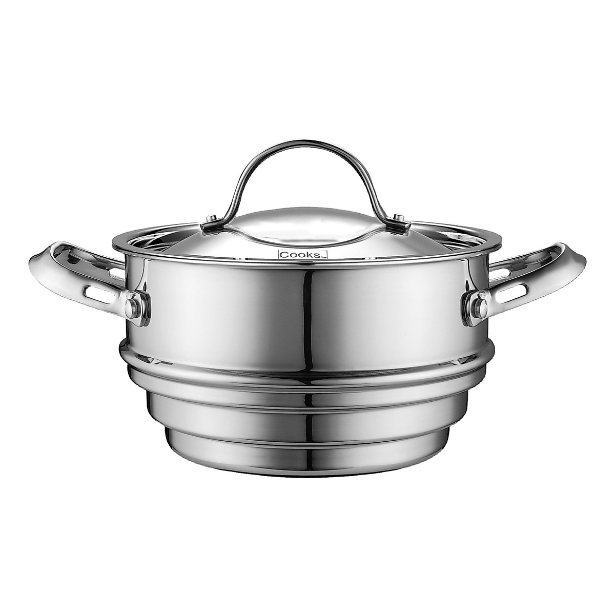 Cooks Standard Multi-Ply Clad Cookware Set, 10 Piece, Silver
