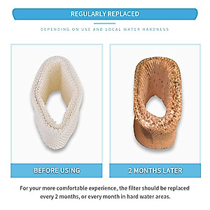KONDUONE 4-Pack of WF2 Replacement Humidifier Filter for Kaz Vicks Humidifier Filter -Fits for Kaz 3020, Vicks V3100 V3500 V3500N V3600 V3800 V3850 V3900 VEV320, Honeywell HCM-300T, HCM-315T, HCM-350