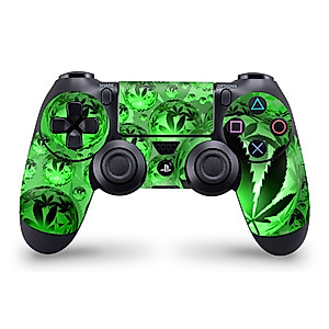 giZmoZ n gadgetZ PS4 Console Weed Skin Decal Vinal Sticker + 2 Controller Skins Set