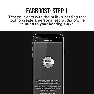 MEE audio EarBoost EB1 Bluetooth Wireless Adaptive Audio Enhancement Earphones