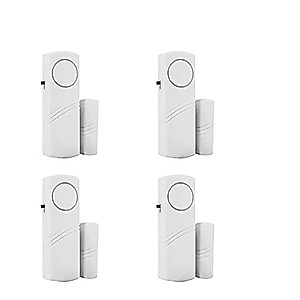 4 Pack Window Alarm Door Alarm for Home Security System, Pool Door Alarm for Kids Safety Toddler Door Open Alarm Sensor