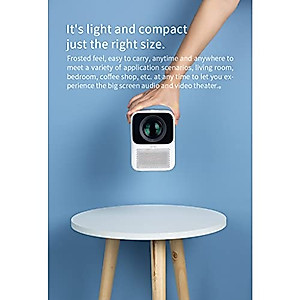 n/a T2 Max Projector 1080p Mini Led Portable WiFi Full Projector 4k 1920 * 1080p Keystone Correction for Home (Color : D)