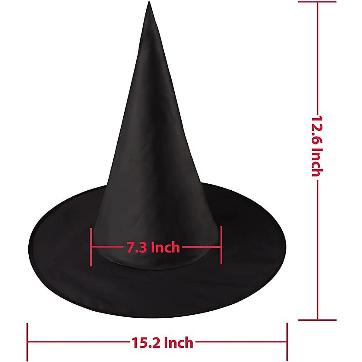 Starhig 8pcs Floating Witch Hat Decorations,Witches Hats,Hanging Witch Hats,Black Witch Hats Hanging,Witches Hats Halloween Decor For Halloween Christmas Party Decorations,Black