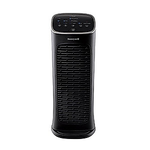 Honeywell HFD280 Compact Air Genius 4 Air Purifier with Permanent Washable Filter, Medium Rooms (150 sq. ft.), Black