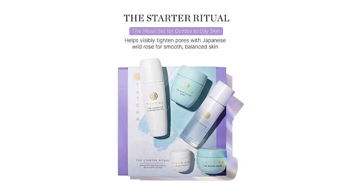 Tatcha Starter Ritual Set: Balancing Skincare for Oily Skin