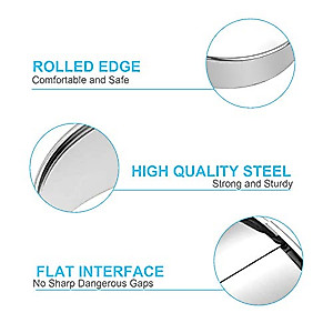 12 Pcs Donut Hole Cookie Biscuit Cutter Set for Baking, Graduated Doughnut Round Cookie Cutters, Metal Scone Circle Cookie Cutters for Frying, Biscuits Ring Molds for Cooking Cake(1-4.4 Inch) HAHAYOO