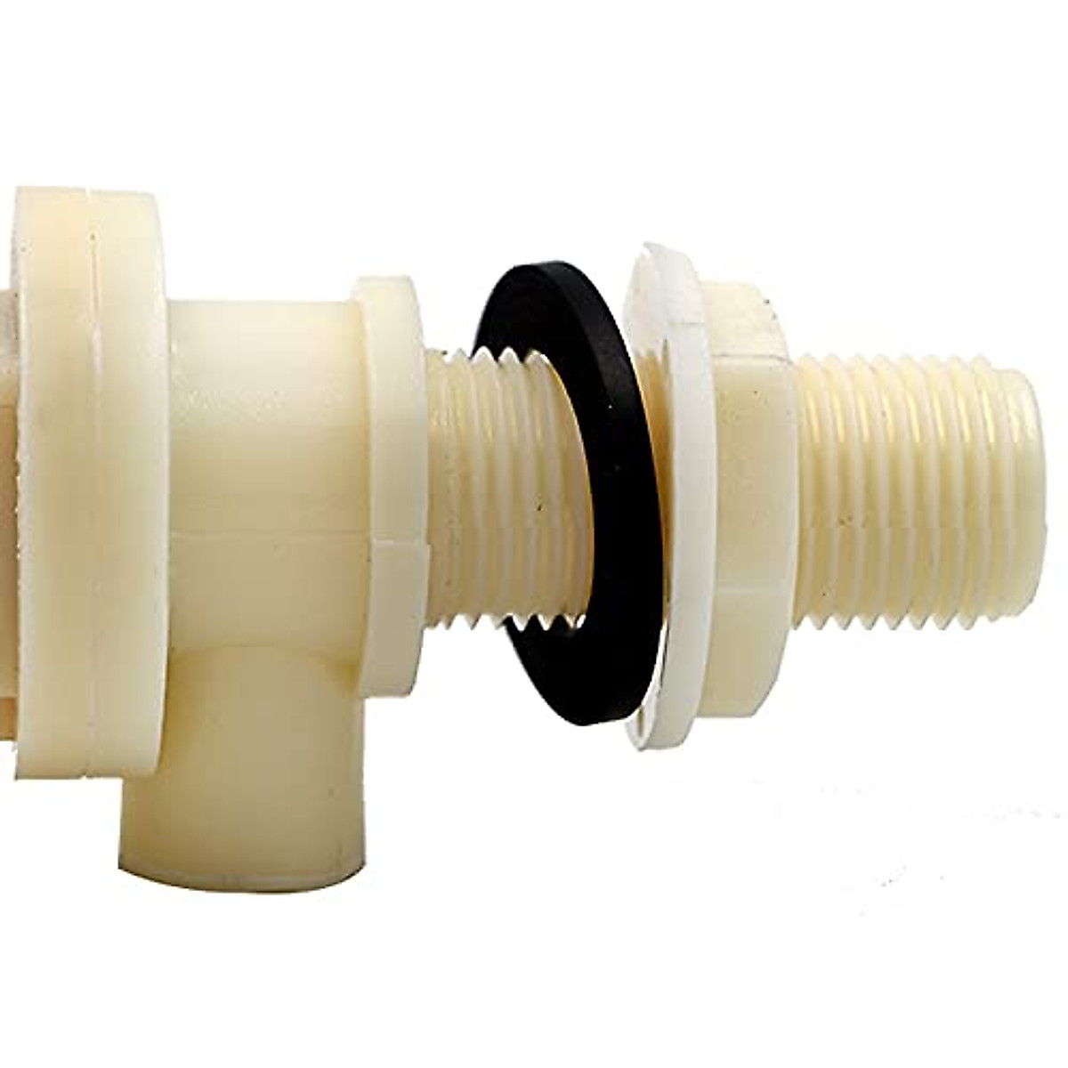 NC 3PCS Water Float Valve with Adjustable Arm, Automatic 1/2 Float Ball Valve with Water Level Shut Off for Water Tank Pond Livestock Horse Cattle Goat Sheep Pig Dog Waterer