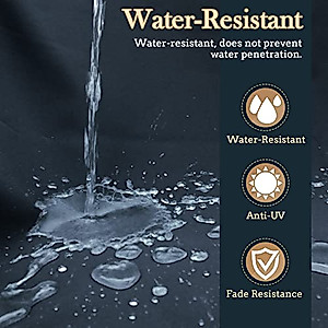 Qaworci Papasan Chair Cushion Cover Only, 55 in Papasan Chair Cushion Cover Water Resistant, Zippered Papasan Chair Covers, Washable Papasan Covers with Straps(Blue)