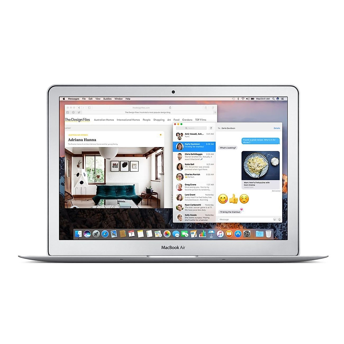 Mid 2017 Apple MacBook Air with 1.8GHz Intel Core i5 (13-inch, 8GB RAM, 256GB SSD) Silver (Renewed)