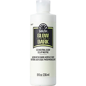 FolkArt glow in the dark paint, 8 oz, Neutral 8 Fl Oz