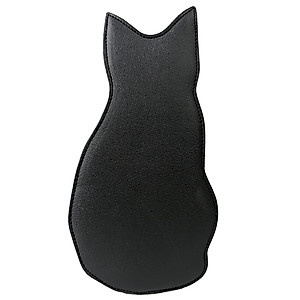 QiMing Cat Shoulder Purses,PU Lovely Pets CrossBody Bag for Girl Women(Black)