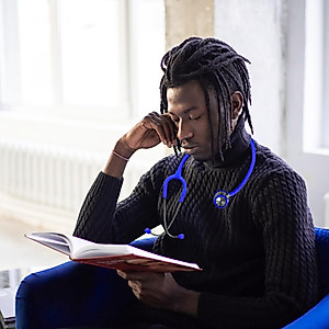 Classic Stainless Steel Stethoscope, Adult,Royal Blue, Latex Free