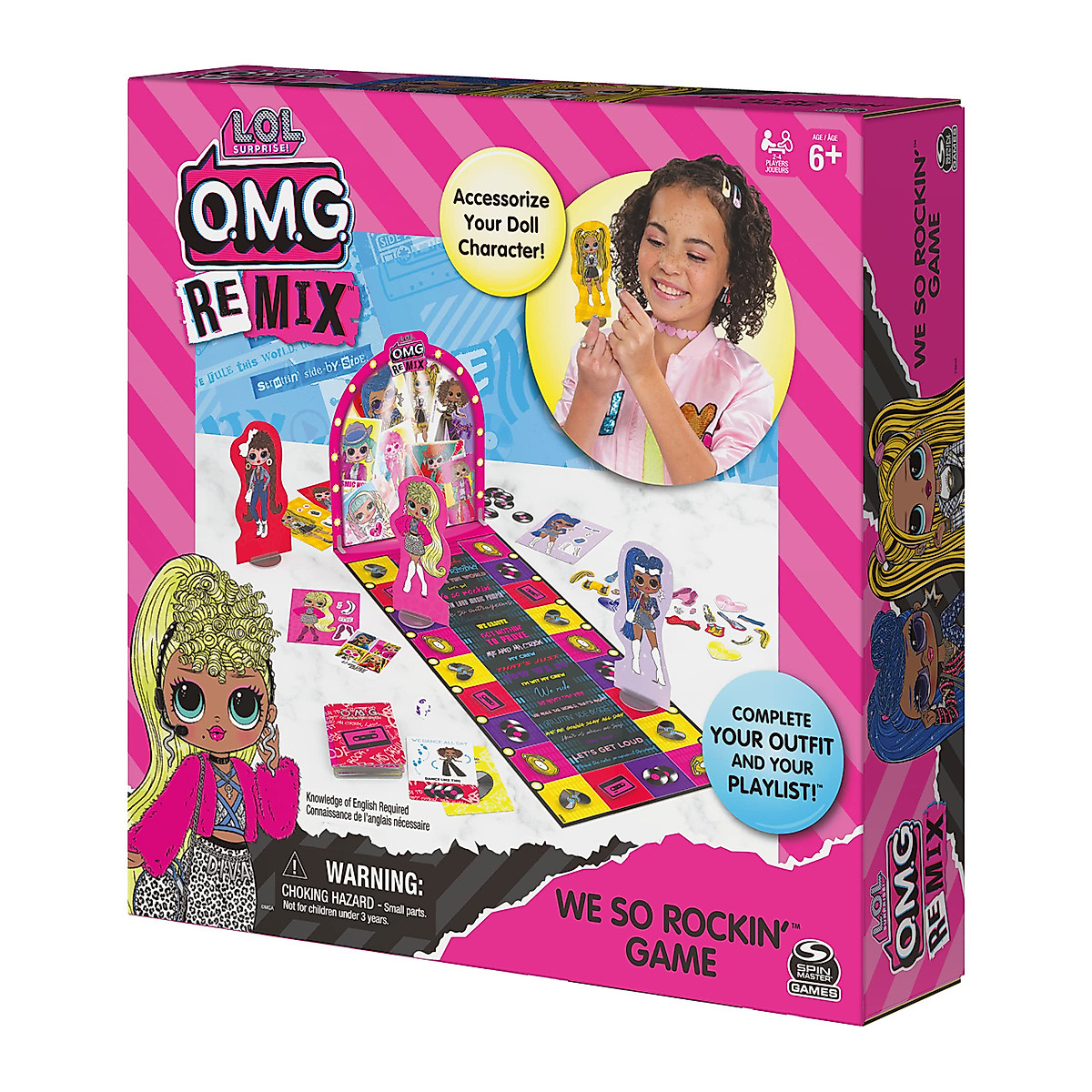 Spin Master L.O.L. Surprise! OMG Remix Game for Families, Teens, and Kids Ages 6 &up