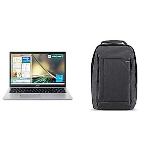 acer Aspire 5 A515-56-347N Slim Laptop - 15.6" FHD IPS Display - i3-1115G4 Processor - 8GB DDR4-128GB SSD - WiFi 6 - Windows 11 Home in S Mode 15.6" Gray Travel Backpack
