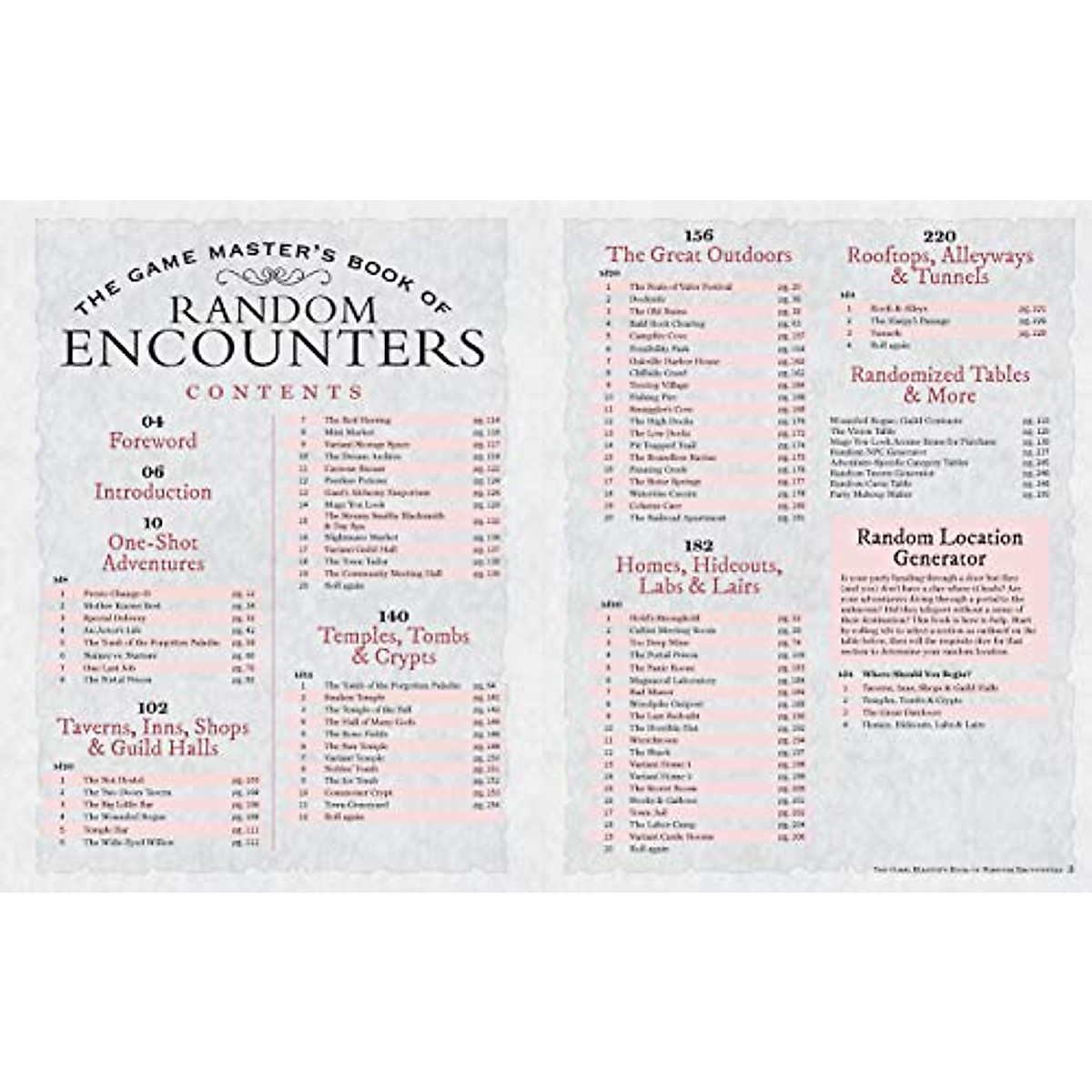 The Game Master's Book of Random Encounters: 500+ customizable maps, tables and story hooks to create 5th edition adventures on demand (The Game Master Series)