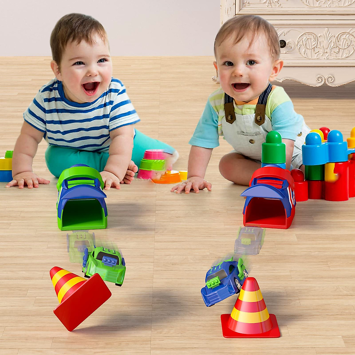 DY-GO Toy Cars for 3 4 5 Year Old Boys,Cars for Kids Aged 4-8,Kid's Car Launcher Toys with Shoe Shape,Preschool STEM Educational Toys,Christmas and New Year Birthday Toy Gift for Boys Girls Aged 3+