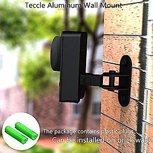 Teccle Metal Wall Mount Compatible with Simplisafe Camera，Easy to Mount on Wall or Ceiling， Perfect View Angle for Simplisafe Camera