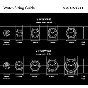 Coach Cary Women's Watch | Premium Fashion Timepiece for Her - Perfect for Day and Night | Water Resistant (Model 14504183)