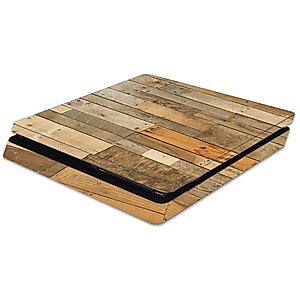 MightySkins Skin Compatible with Sony PS4 Slim Console - Reclaimed Wood | Protective, Durable, and Unique Vinyl Decal wrap Cover | Easy to Apply, Remove, and Change Styles | Made in The USA