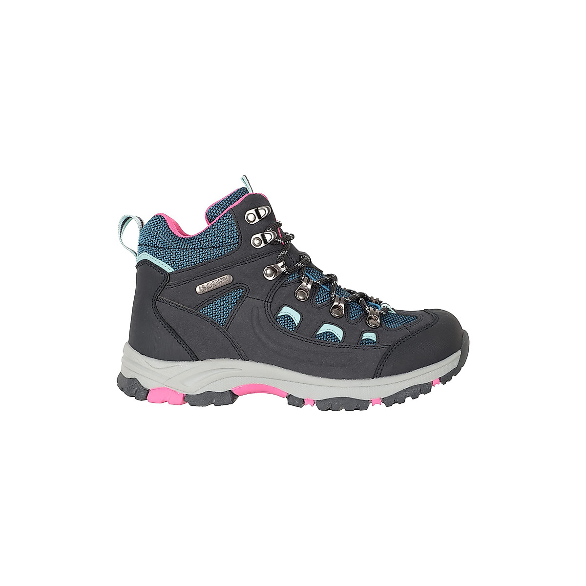 Mountain Warehouse Adventurer Kids Waterproof Boots - IsoDry Navy Kids Shoe Size 4 US