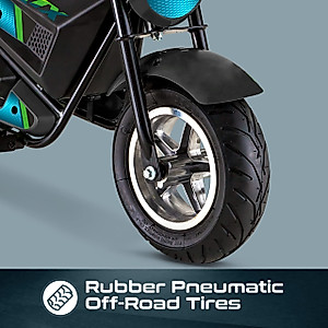 Kid Trax Kids KTX Mini Bike, 24 Volt, Youth 8-12 Years Old, Max Rider Weight 120 lbs, Black, (KT1598A)