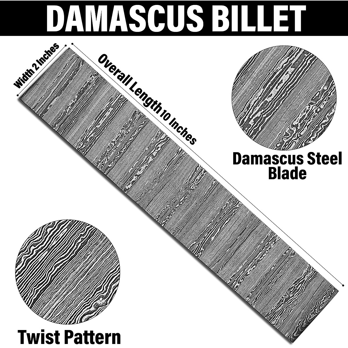 Knives Exporter HandForged Damascus Steel Billet for Artisans and Bladesmiths Metal Crafting Material Hand forged damascus steel billet for knife making