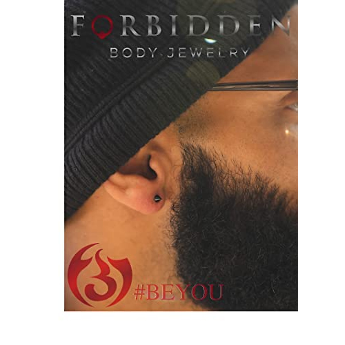 Forbidden Body Jewelry 316L Surgical Steel Spike Stud Earrings for Women or Men, 3-Pair Black (3/4/5mm)