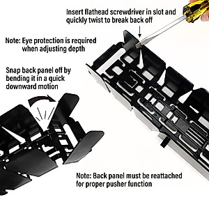 Display Technologies Visi-Fast 20oz (Pack of 2) Fridge Organizer, Pusher Glide, Beverage Water Bottles Storage for Refrigerator, Kitchen Can Bottle Organizer, Energy Drink Bottle Dispenser