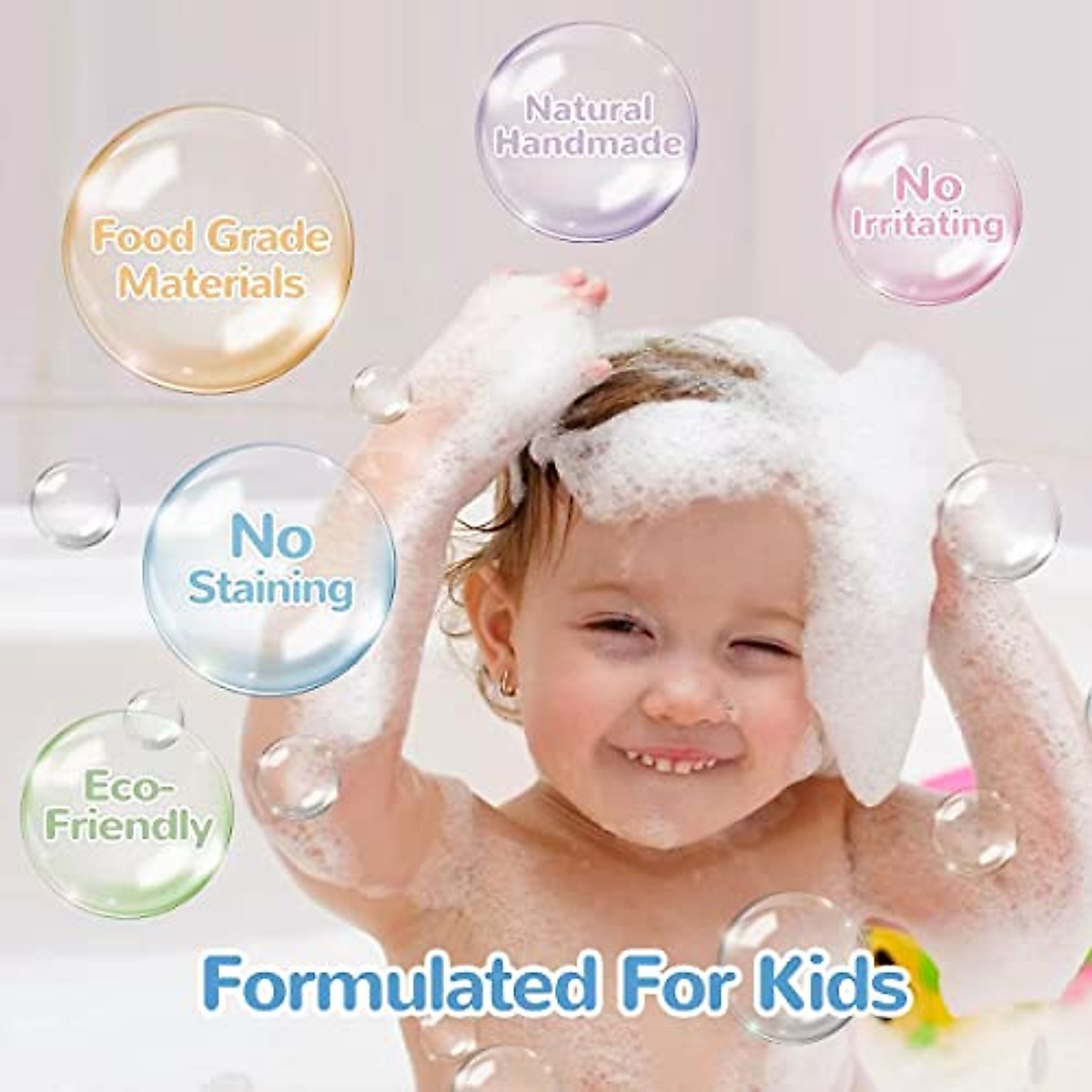 Unicorn Bath Bombs Gift Set with Jewelry Inside, 9 Pack Organic Kids Magic Bath Bombs with Surprise Inside with Jewelry for Girls