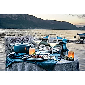 Le Creuset Enameled Cast Iron Signature Oval Dutch Oven, 6.75 qt., Deep Teal