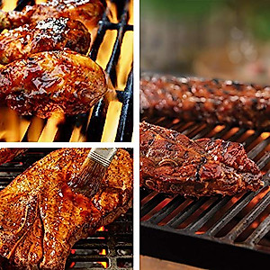 Hongso 17.5 Inch Cast Iron Cooking Grill Grates Replacement Part for Weber Spirit 300, 310, 320 Series, Spirit 700, Genesis Silver B/C, Genesis Gold B/C, Genesis Platinum B/C Gas Grills, 2-Pack 7638