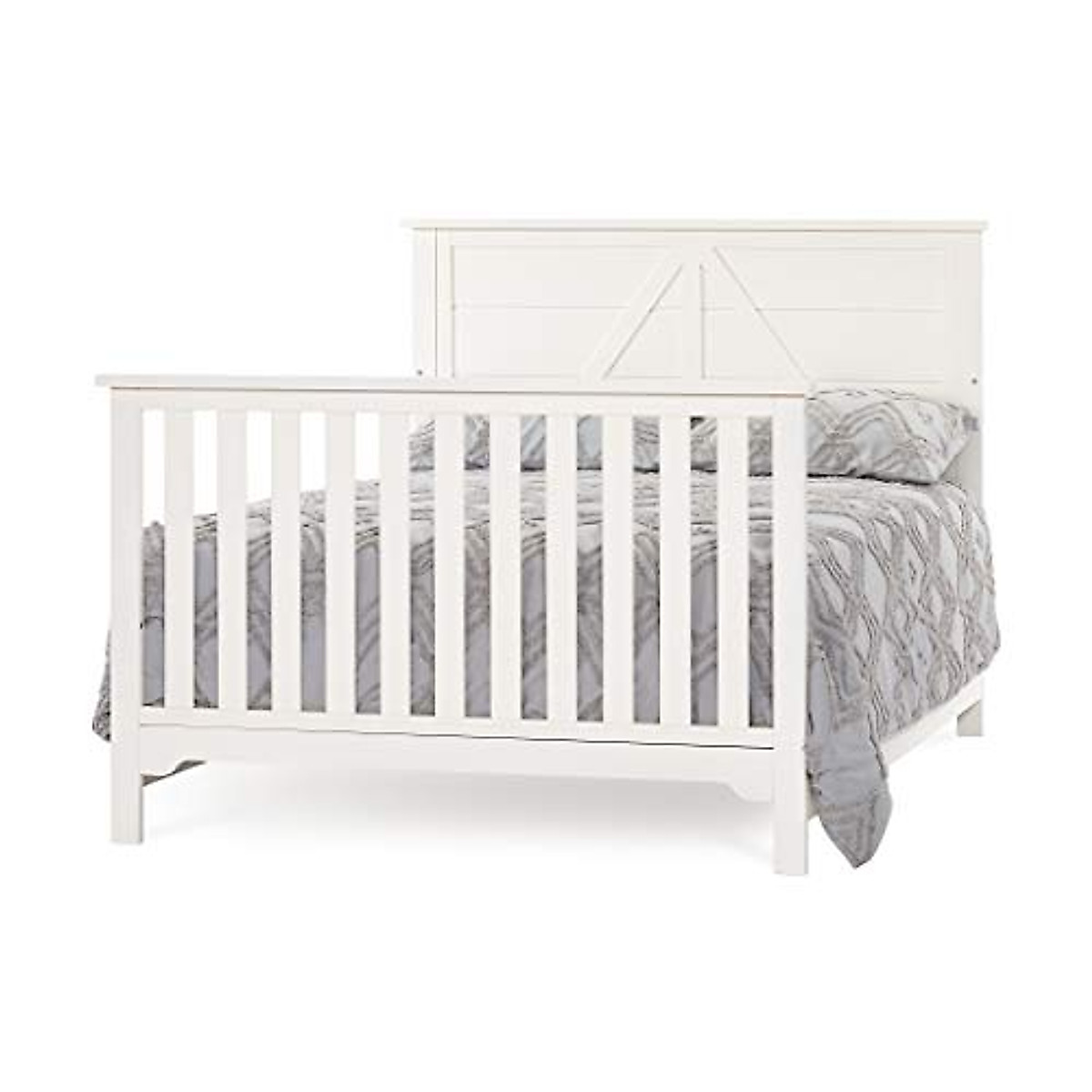 Forever Eclectic Woodland Crib Full-Size Bed Rails, Brushed Cotton