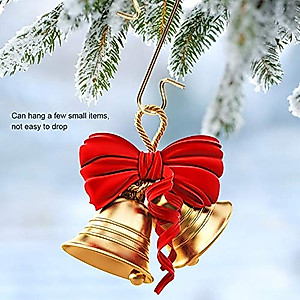 Fdit Mini 1-Inch S Hooks, Metal Hangers Hanging Hooks Multi-Purpose Metal S-Shaped Hooks for DIY Crafts Decoration, Pack of 100(Gold)