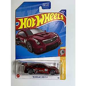 DieCast Hot Wheels '16 Cadillacs ATS-V R [Red] - 38/250 HW Turbo 3/10