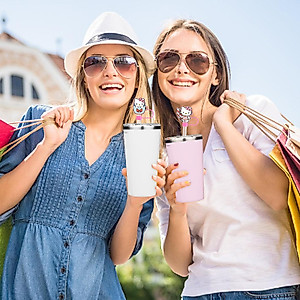 10 mm Straw Toppers for Stanley Cup, 6 Pcs Cartoon Straw Cover Cap for Stanley Tumbler, Reusable Cute Straw Covers for Stanley 30 Oz 40 Oz