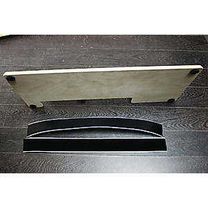 Guitar Effects Pedal Board Wood 2-Tier Platform Stand