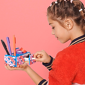 LEGO DOTS Desk Organizer 41907 DIY Craft Decorations Kit for Kids who Like Designing and Redesigning Their Own Room Decor Items to Use, Makes a Fun and Inspirational Gift (405 Pieces)