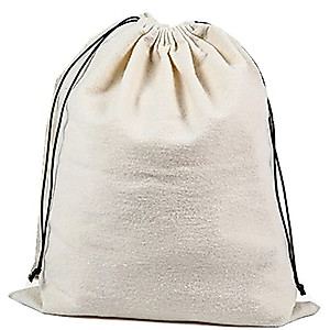 Storage Bag Large Capacity Suede/Flannel Tote for Underwear Toy Packaging Pocket Clothes Storage(49x60cm,Beige)