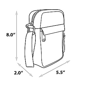 Disney Bag, Cross Body, Toy Story Rex Face Close-Up with I'M JUST A NERVOUS WRECK Quo, Vegan Leather