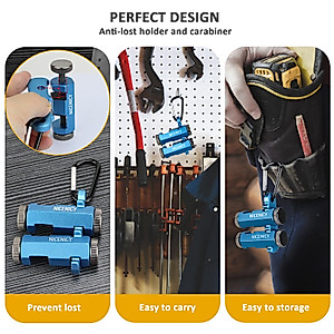 New Tall Stair Gauges, NICENICY Framing Square Stops with Holder, 2 Clamps and Screws, Stair Stringer Layout Tool for Carpentry, Stair Gauges Knobs Tool for Circular Saw