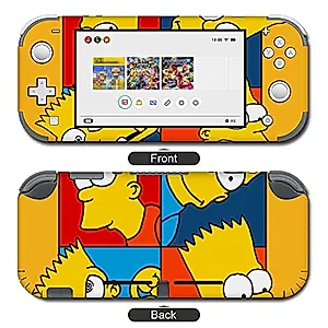 Rose Gold Marble Design Watercolor Gradient Texture Anime Vinyl Skin Decal Sticker, Suitable for Switch, Switch lite Game Console Protection Set