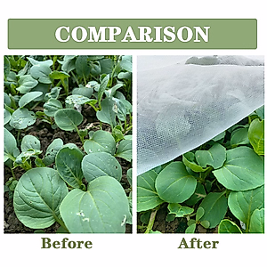 Dafoecheer Garden Netting, Plant Covers 6.5 x 10Ft Ultra Fine Mesh Netting for Plants Vegetable Fruits Flowers Crops Birds Animals Barrier Protection Net