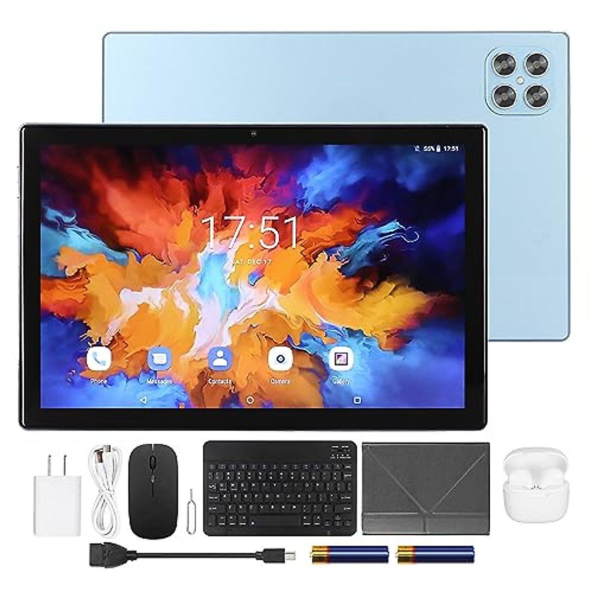 Business Tablet, 2 in 1 5G WiFi 8 Core CPU 4G LTE 10.1 Inch Tablet for Learning for Android 11.0 (#2)