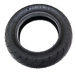 New Olym 90/65-6.5 110/50-6.5" Motorcycle Dirt Bike Front Rear Tire and Inner Tube for 49cc Lucky 7 Cag MTA1 MTA2 GP-RSR X-Treme MotoTec Fit Heavy Duty Mini Dirt Bike Parts 2 Pack