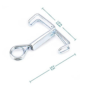stonylab Mohr’s Pinchcock, 7 Pack Steel Tubing Clamps Mohr Pinchcock Clamps for Laboratory Research