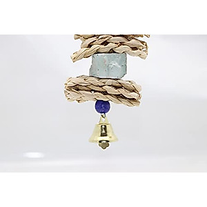 Litewoo Parrot Toy Bird Chew Toy High Calcium Plaster Hanging String Birdcage Accessories Suitable for Parrot Macaw African Grey Parrot Xuanfeng Parrot Bird Toy
